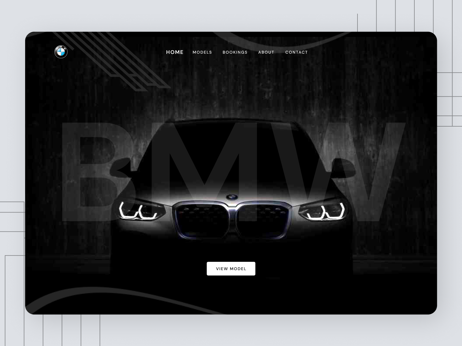 BMW Landing Page by Simon logharn on Dribbble