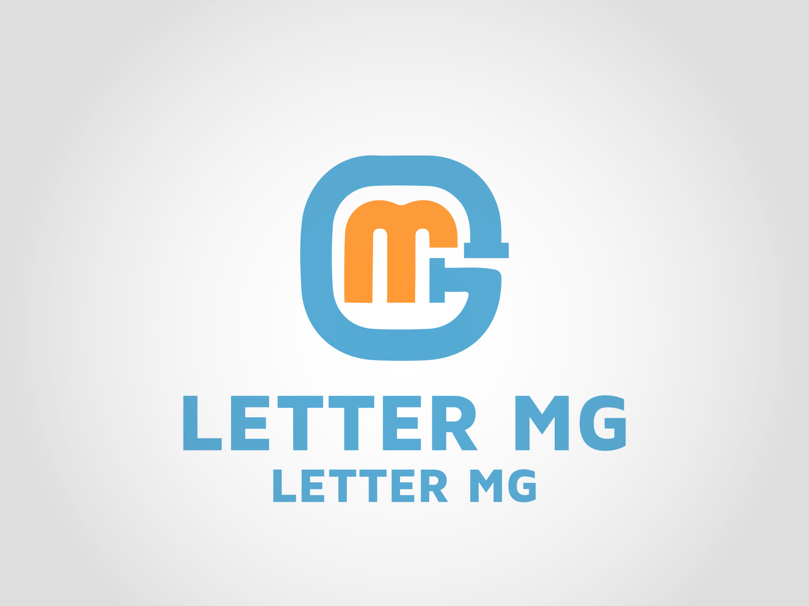 LETTER MG | logo template | graphic design is my passion by OSMAN GONI ...