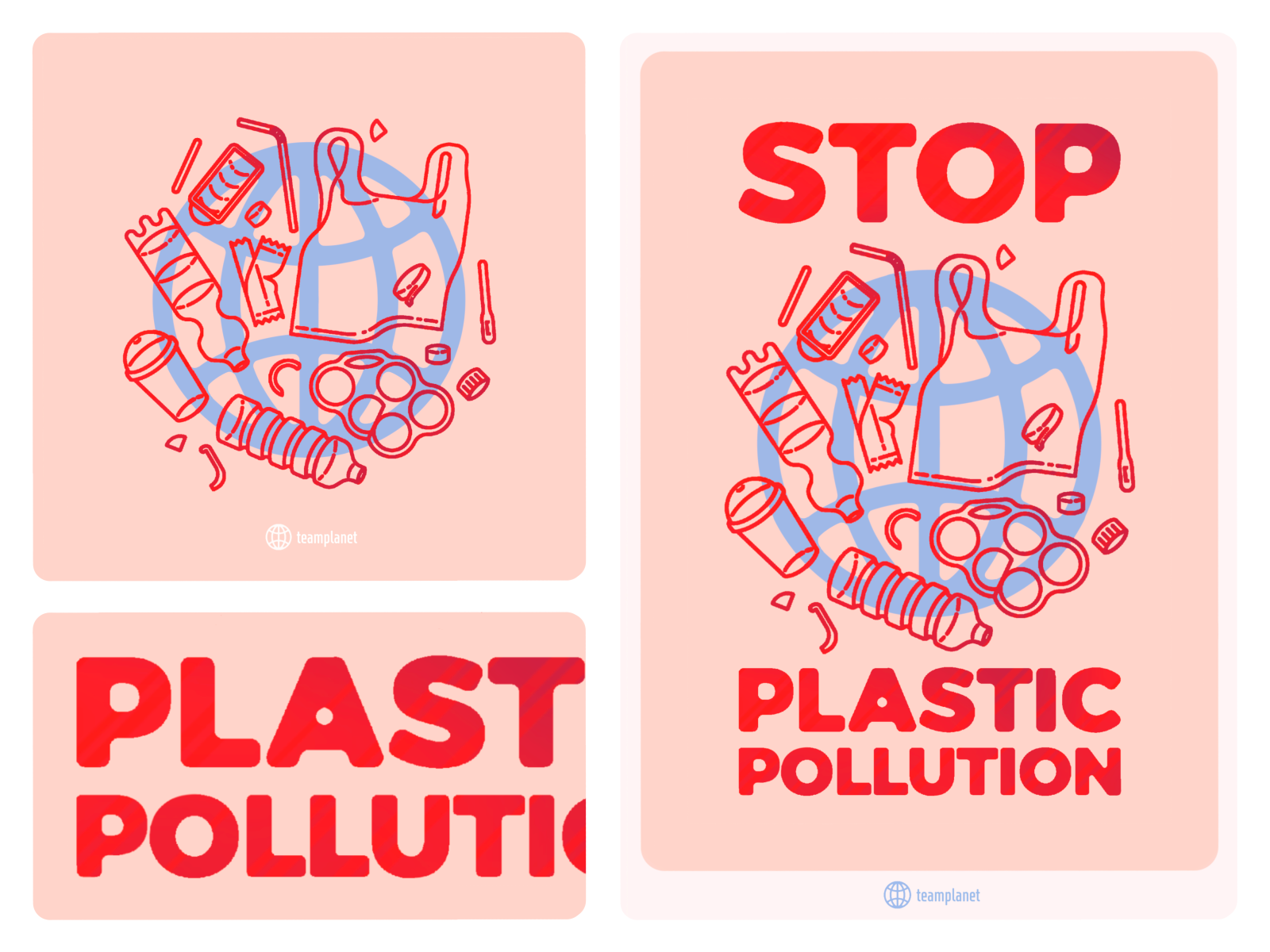 Stop Plastic Pollution | Poster by Abhishek Kumar on Dribbble