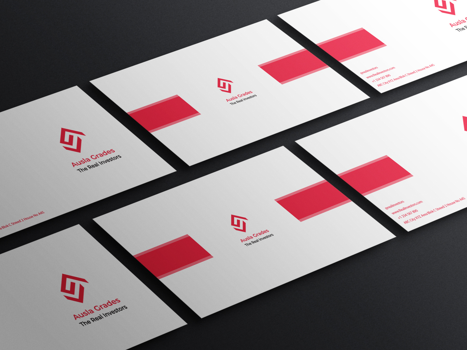 Branding Design - Business Cards by MS Graphicx on Dribbble