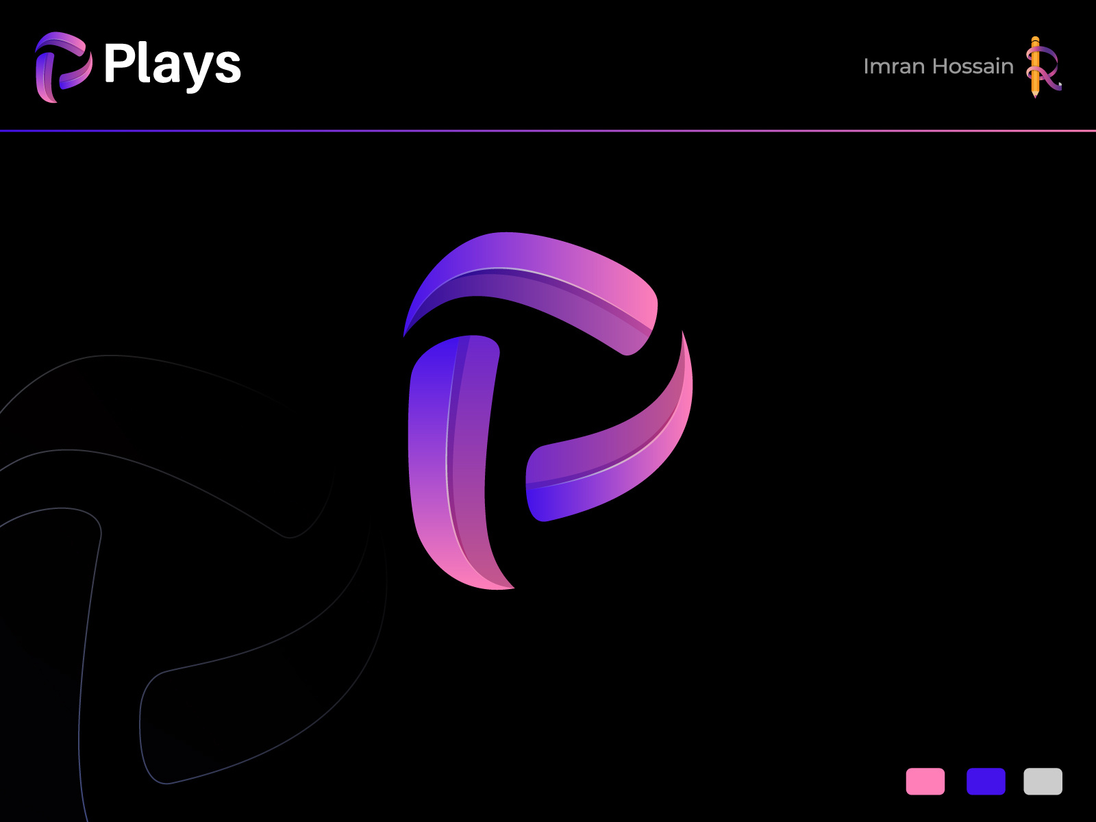 P letter Logo by Imran_GFX on Dribbble