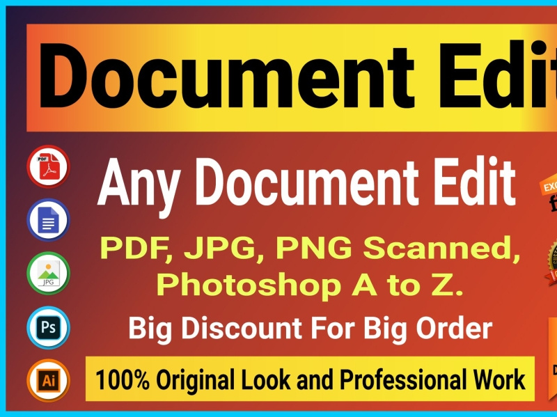 Any Document Edit by Night Fury on Dribbble