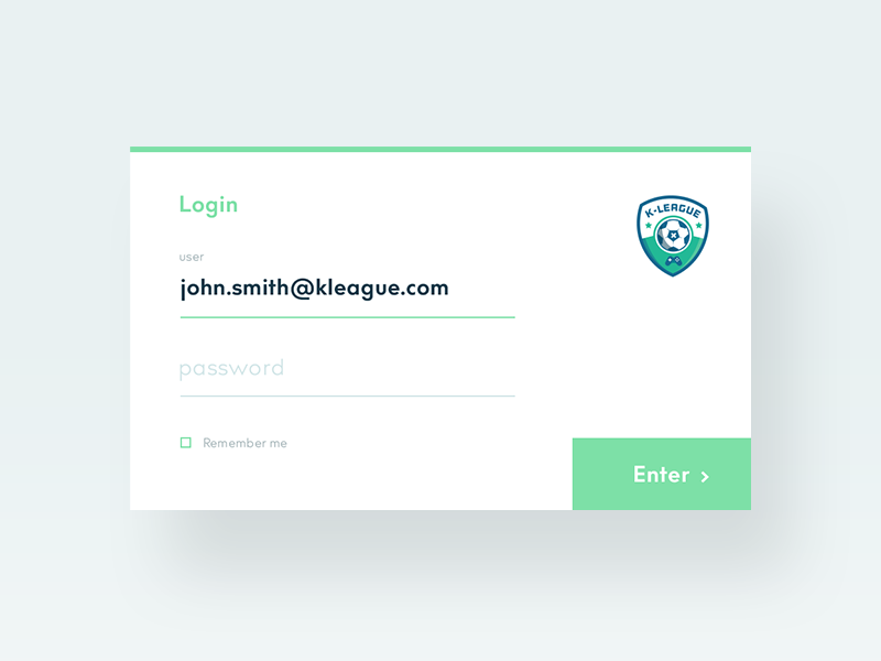 Login Form by Vlad Paloiu on Dribbble