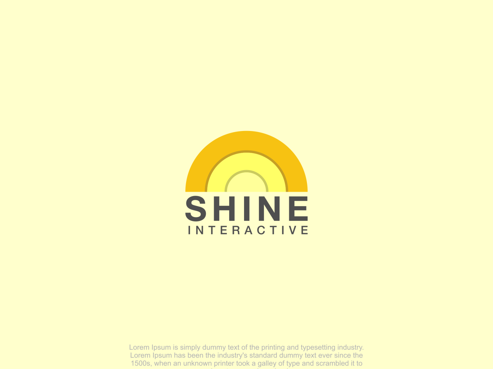 shine logo by imazinator studio on Dribbble
