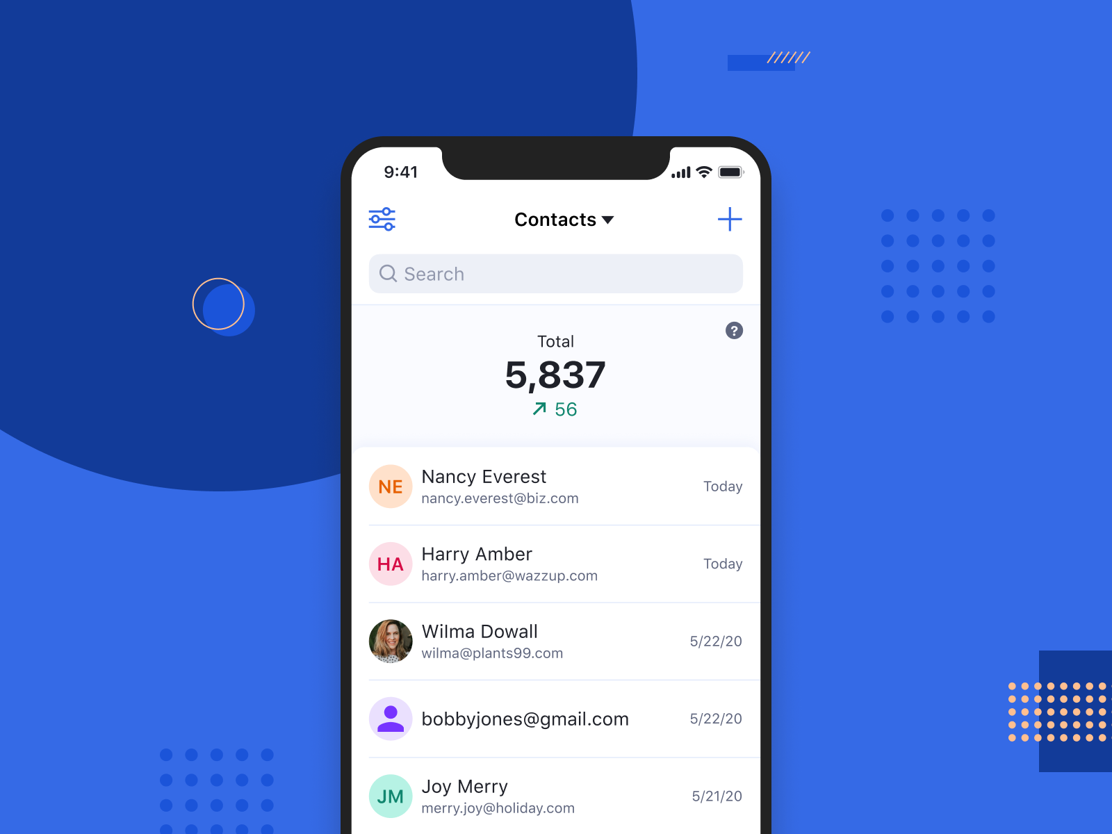 Contact List Filters By Kevin Simon On Dribbble