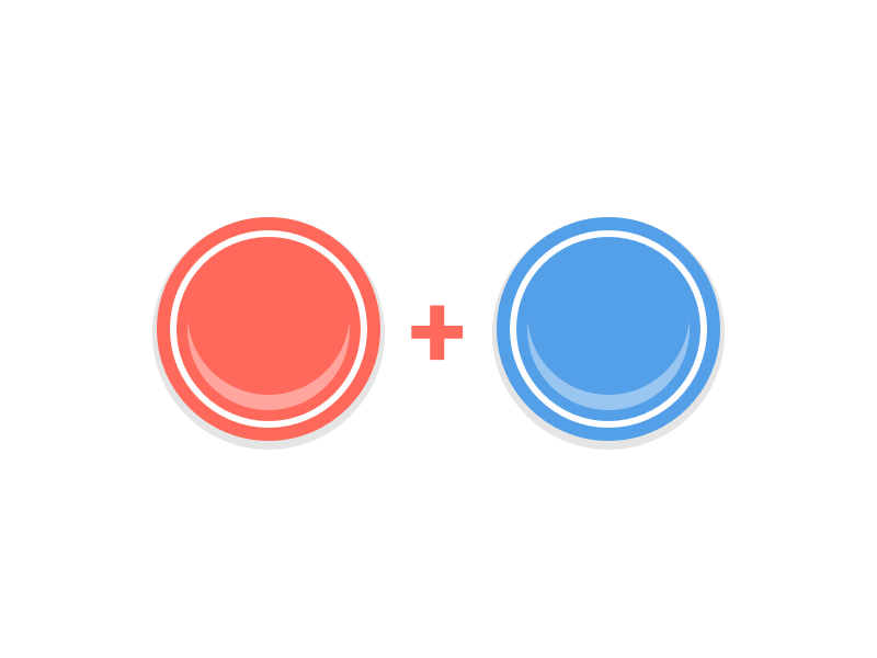 Flat Arcade Buttons by Lukas Bombach on Dribbble