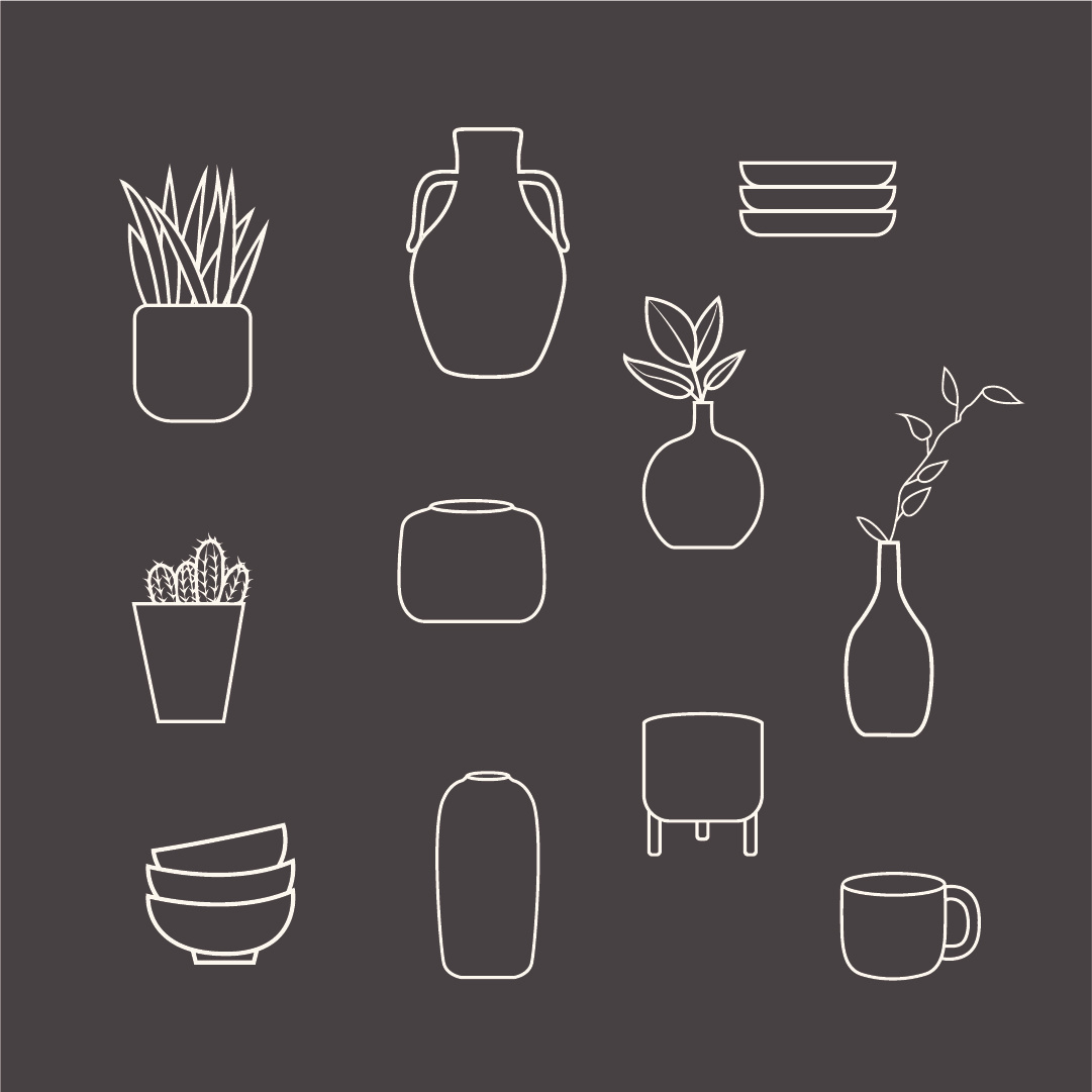 Ceramic Icons by PASCHELLE ALLEN on Dribbble