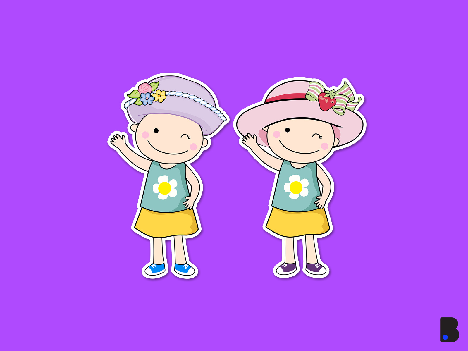 Girl Character by Blueasarisandi on Dribbble