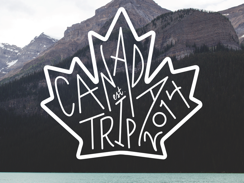 Canada Typography by Ashton Hauff on Dribbble