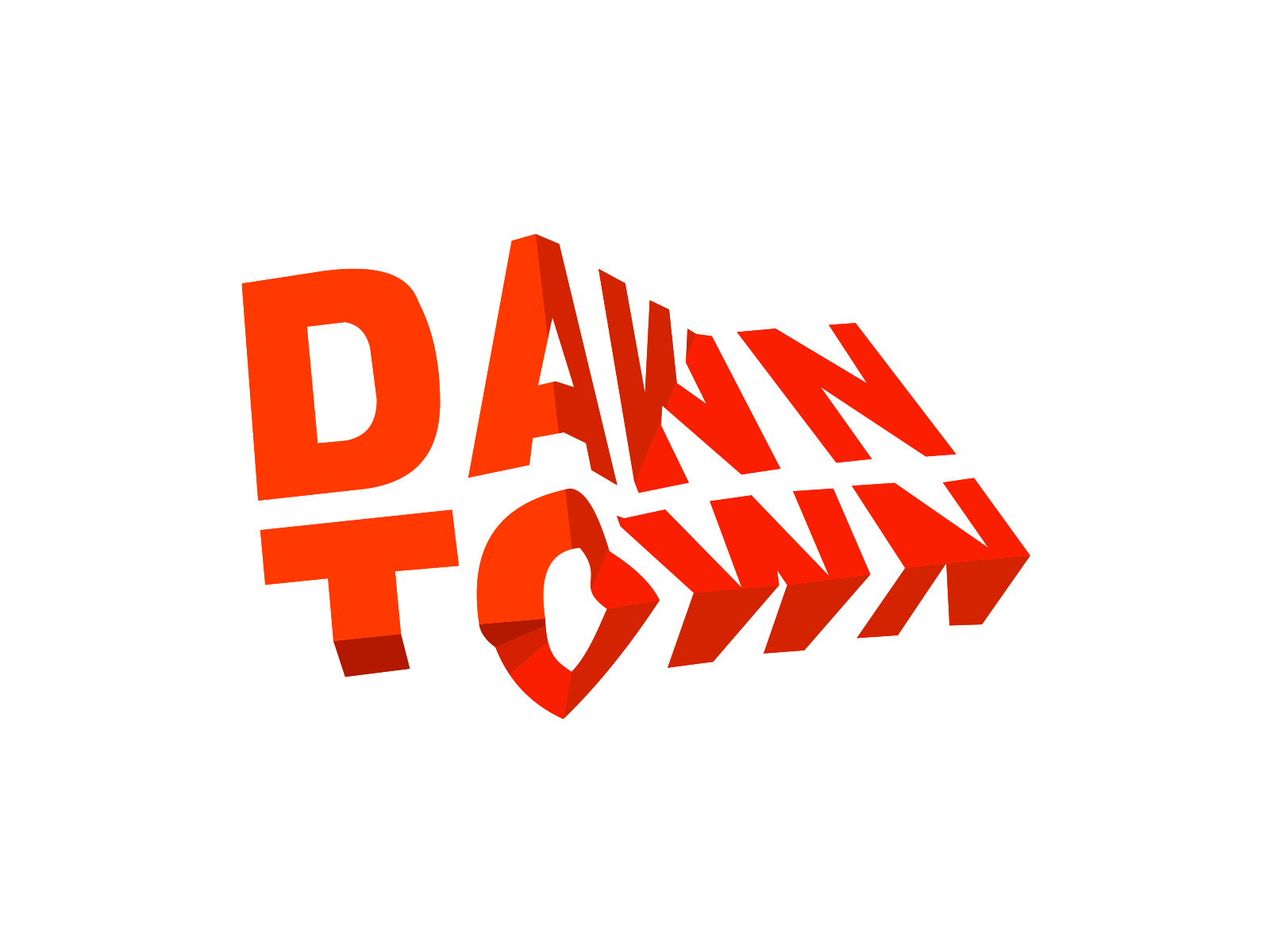 DawnTown Modern Architecture Studio Logo Design Tbt 2013 By Alex Tass