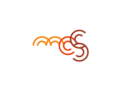 MCS monogram / logo design by Alex Tass, logo designer on Dribbble