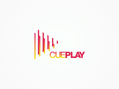 cue play logo design by Alex Tass, logo designer on Dribbble