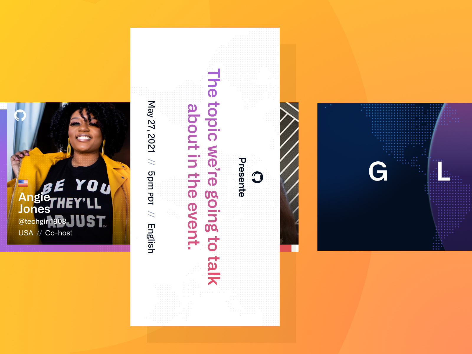 GitHub Global Community by Hugo Bermúdez for Codegram on Dribbble