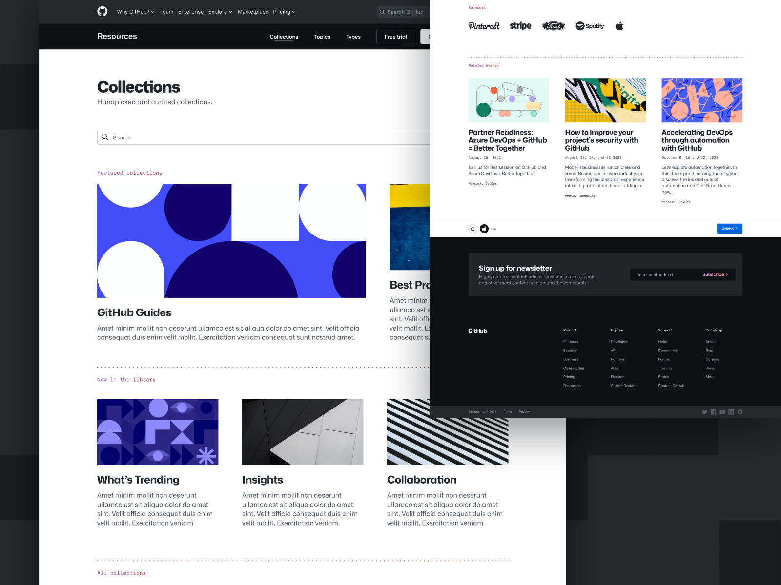 GitHub Resources by Hugo Bermúdez on Dribbble