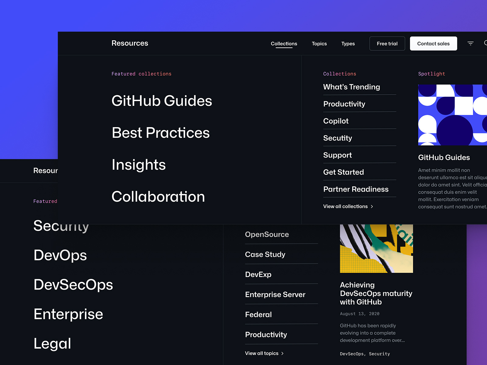 GitHub Resources by Hugo Bermúdez on Dribbble