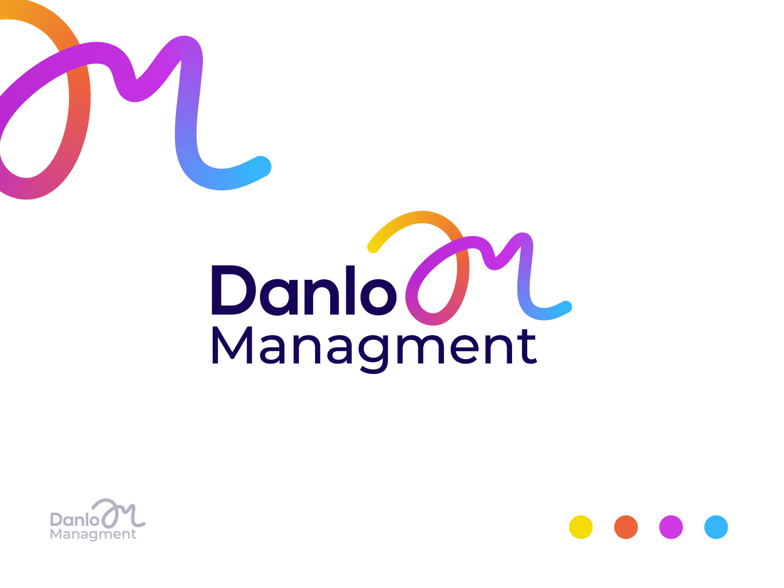 modern letter logo by Samera I Logo Designer on Dribbble