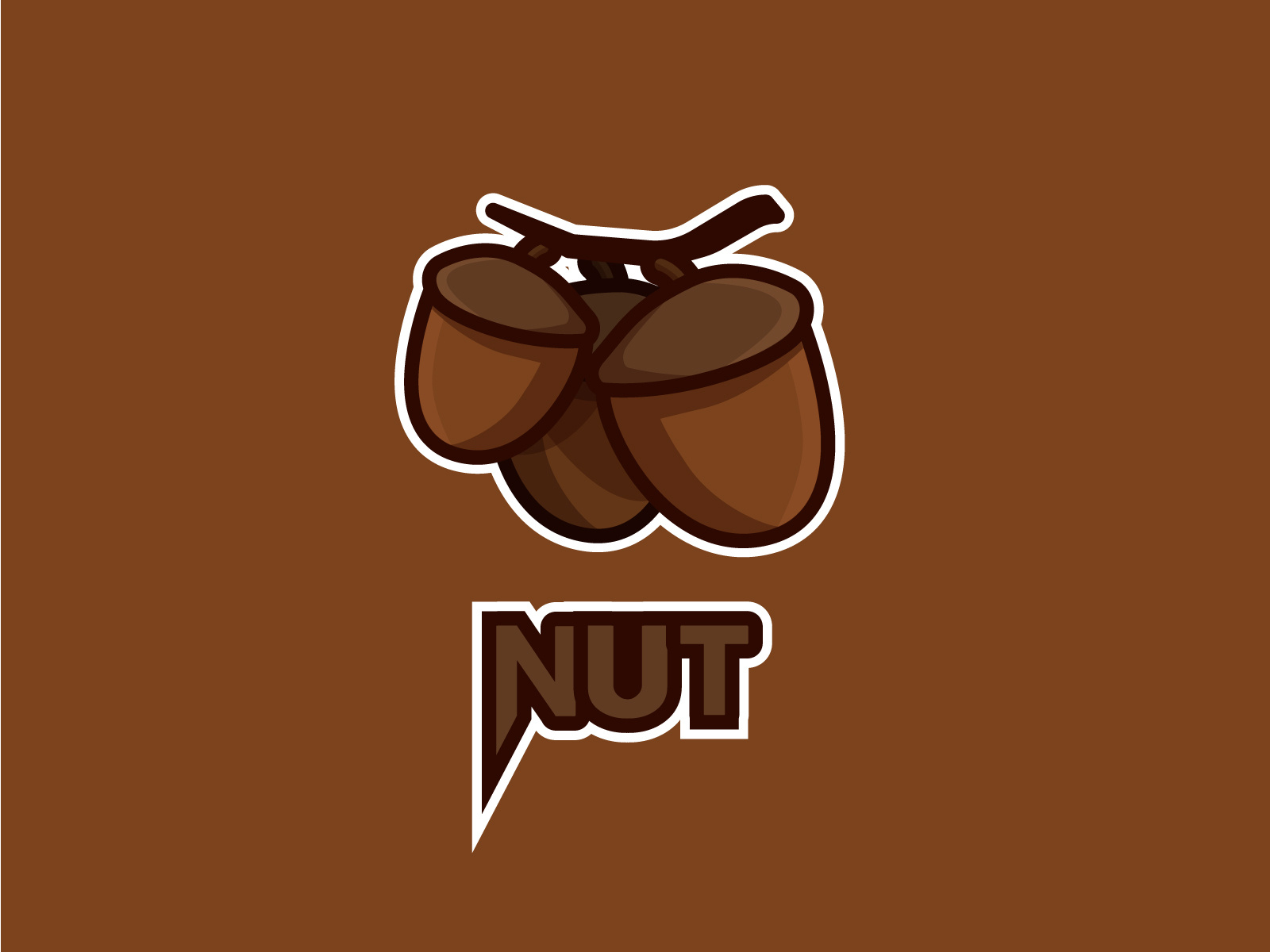 Nut mascot logo by Leigon on Dribbble