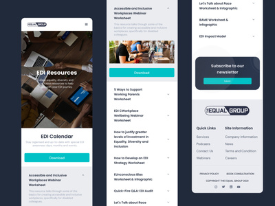 EDI Resources for The Equal Group Page (Mobile) by Andini Pratiwi on ...