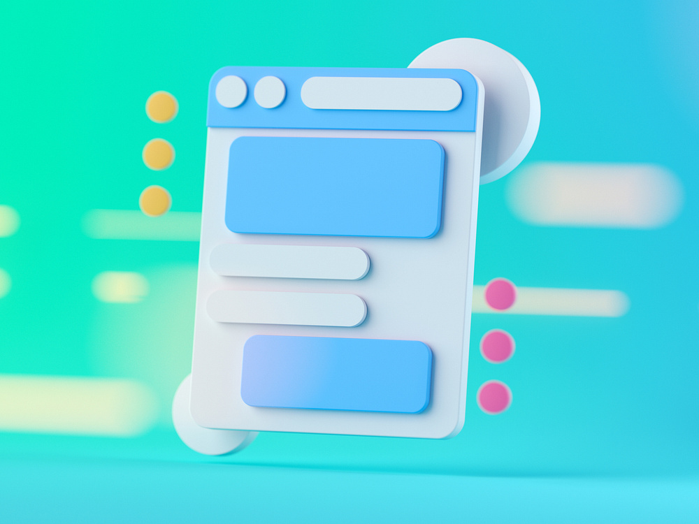 3D UI Element by Gustavo Henrique on Dribbble