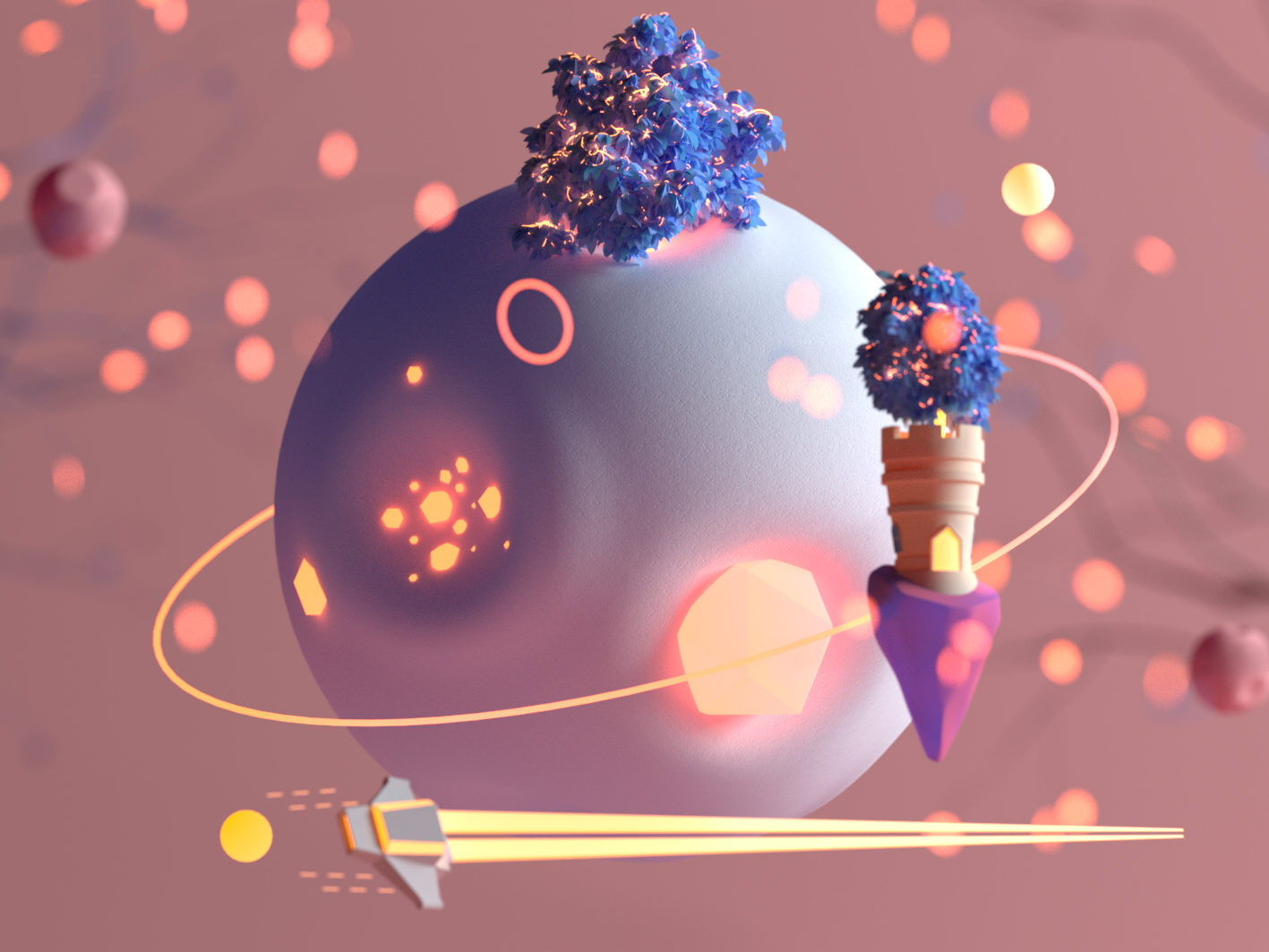 Unknown Planet by Gustavo Henrique on Dribbble