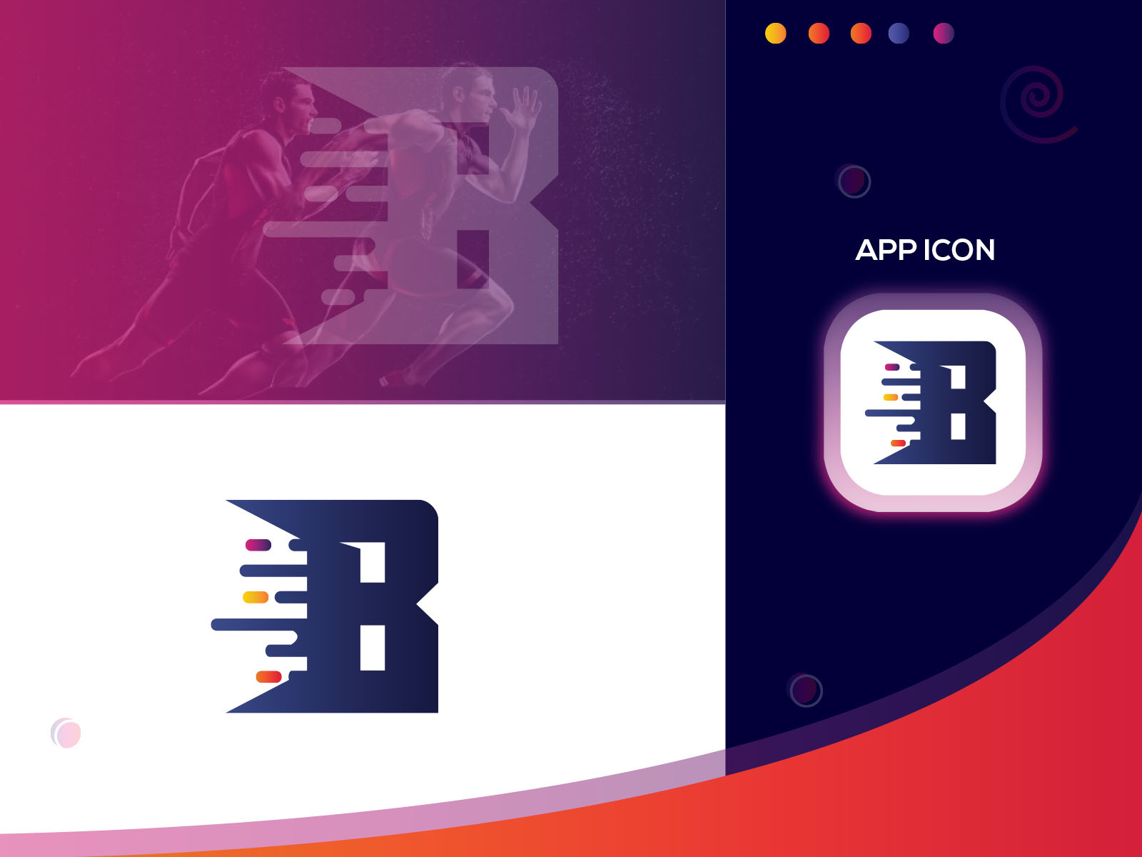 b modern logo | b letter logo mark by Freelancer Tanbir on Dribbble
