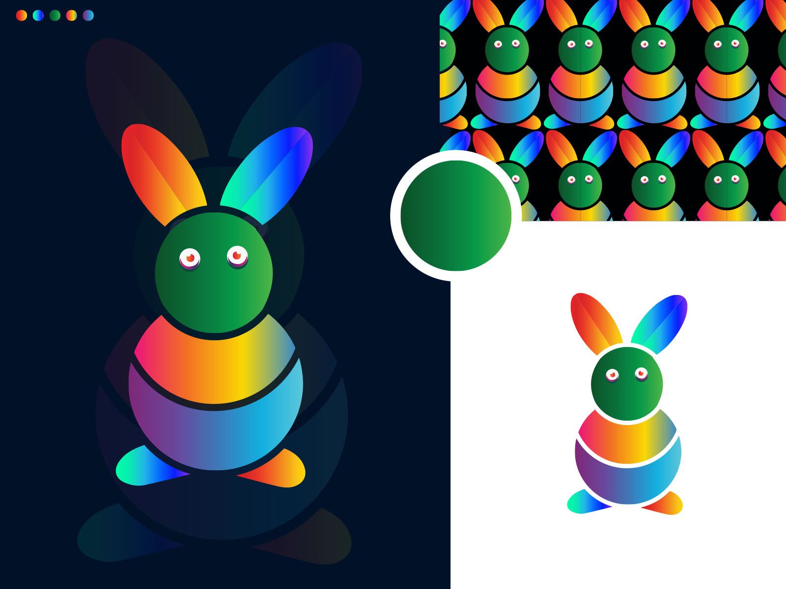 Rabbit modern design,rabbit logo by Freelancer Tanbir on Dribbble