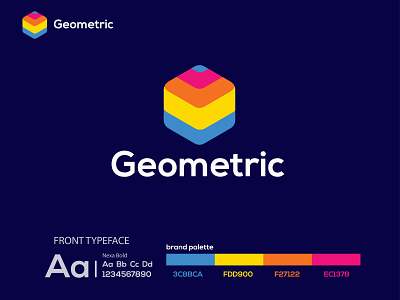 geometric logo designs by Freelancer Tanbir on Dribbble
