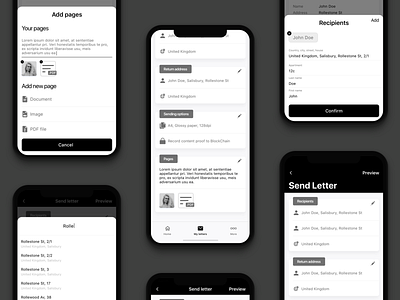 Mail Client Wireframes - IOS by Vikky on Dribbble