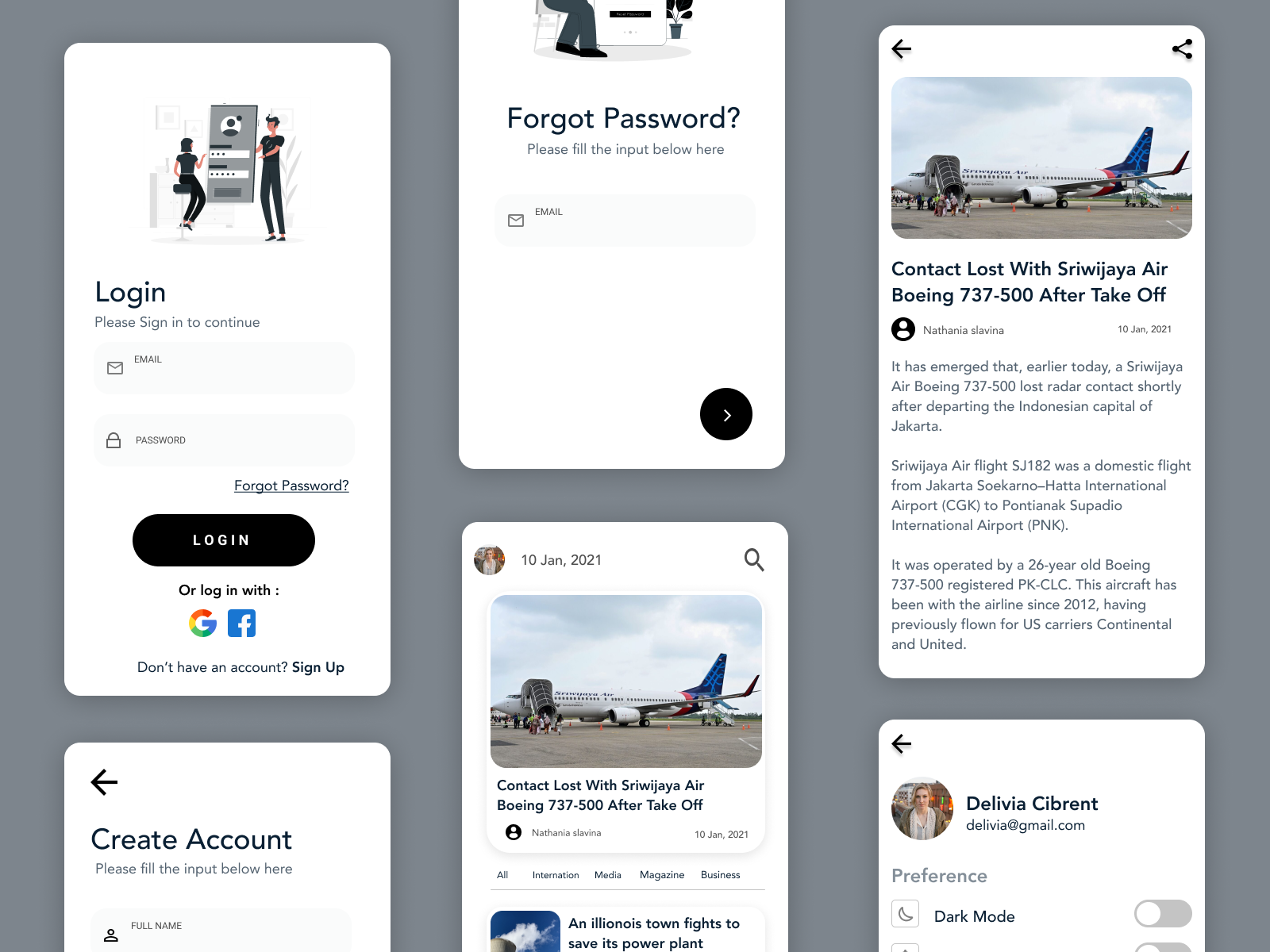 Wordly News App by Disi Kharisma P on Dribbble