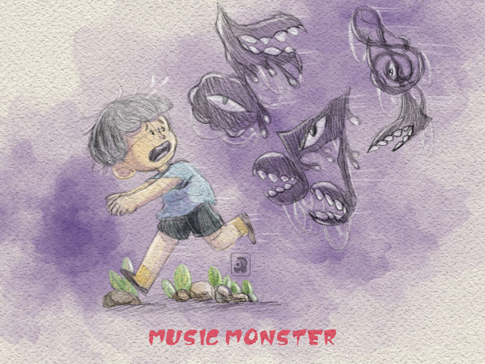music monster by Ron Bee on Dribbble