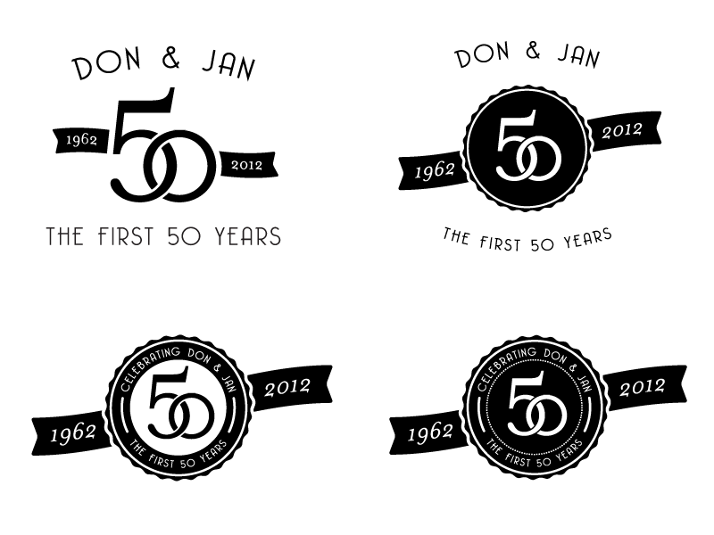 50 Years In Business Logo