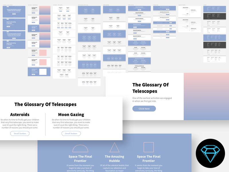 Uncut Wireframe Framework by Michal Prekop on Dribbble