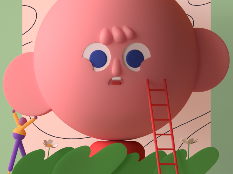 Bighead by César Pelizer on Dribbble