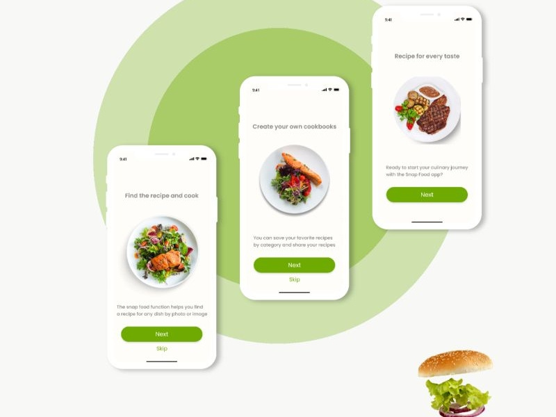 Scan food - Recipe app by Nadine Essam on Dribbble
