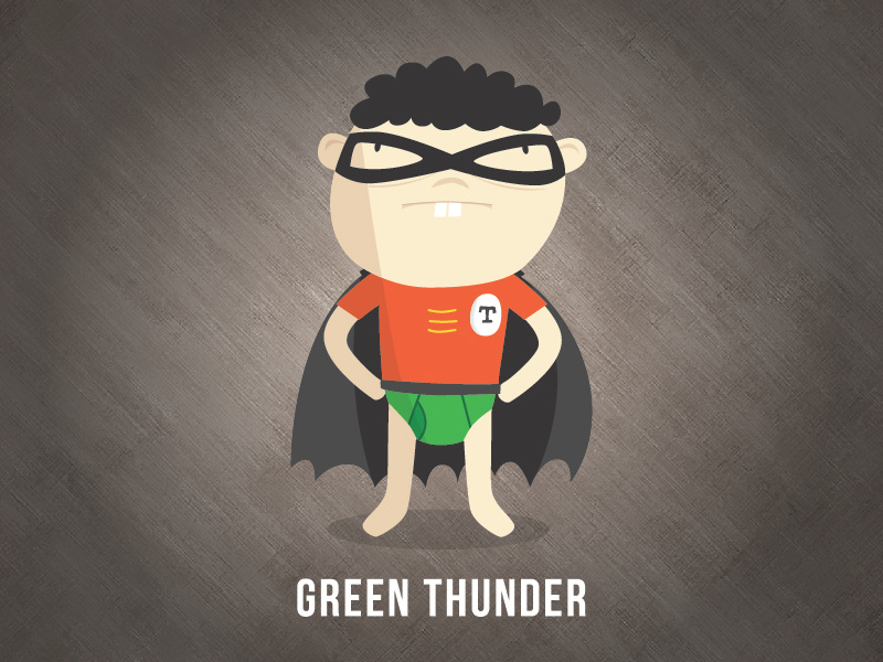 Green Thunder by Robert True on Dribbble