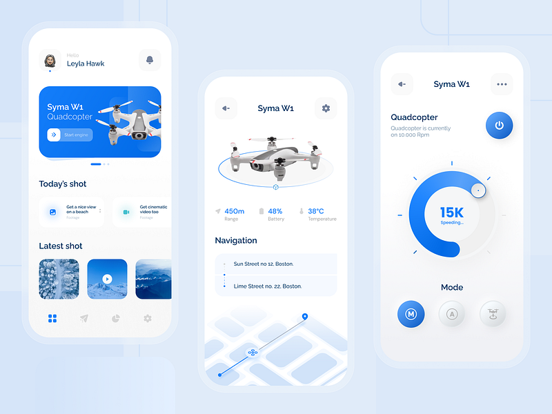 Futuristic UI designs, themes, templates and downloadable graphic ...