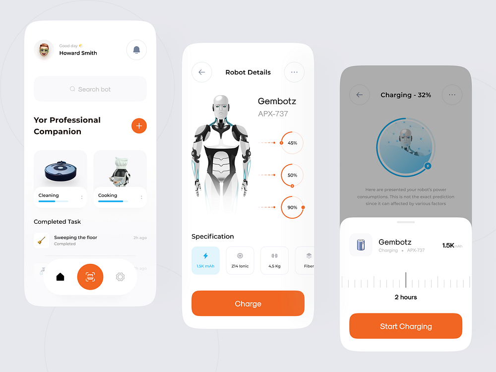 Futuristic UI designs, themes, templates and downloadable graphic ...