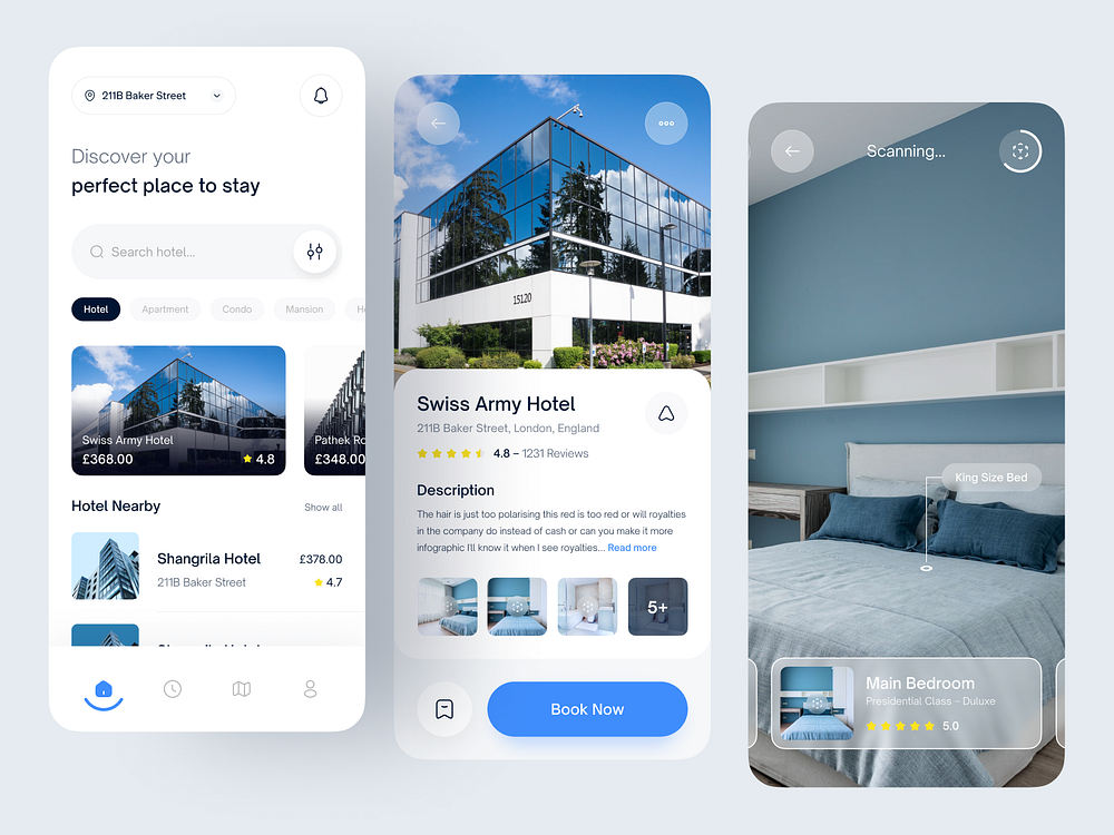 Hotel Apps designs, themes, templates and downloadable graphic elements ...