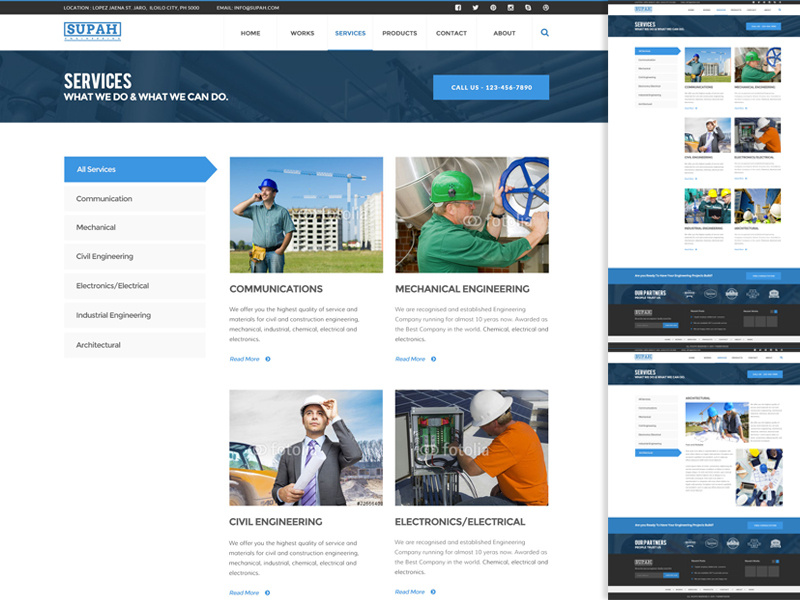 Service Page designs, themes, templates and downloadable graphic ...