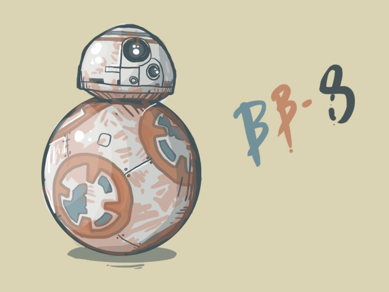 May the fourth BB-8 you! by David Easton on Dribbble