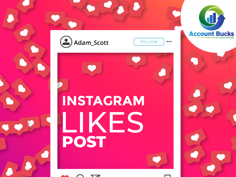 Instagram likes post by Account Bucks on Dribbble
