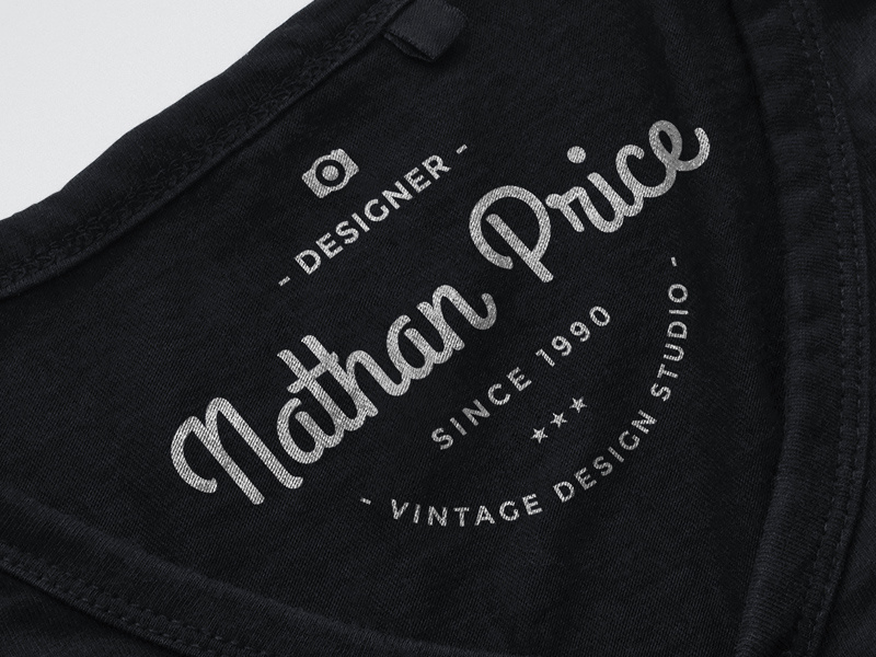 Freebie: Logo on T-Shirt Mockup by AlienValley on Dribbble