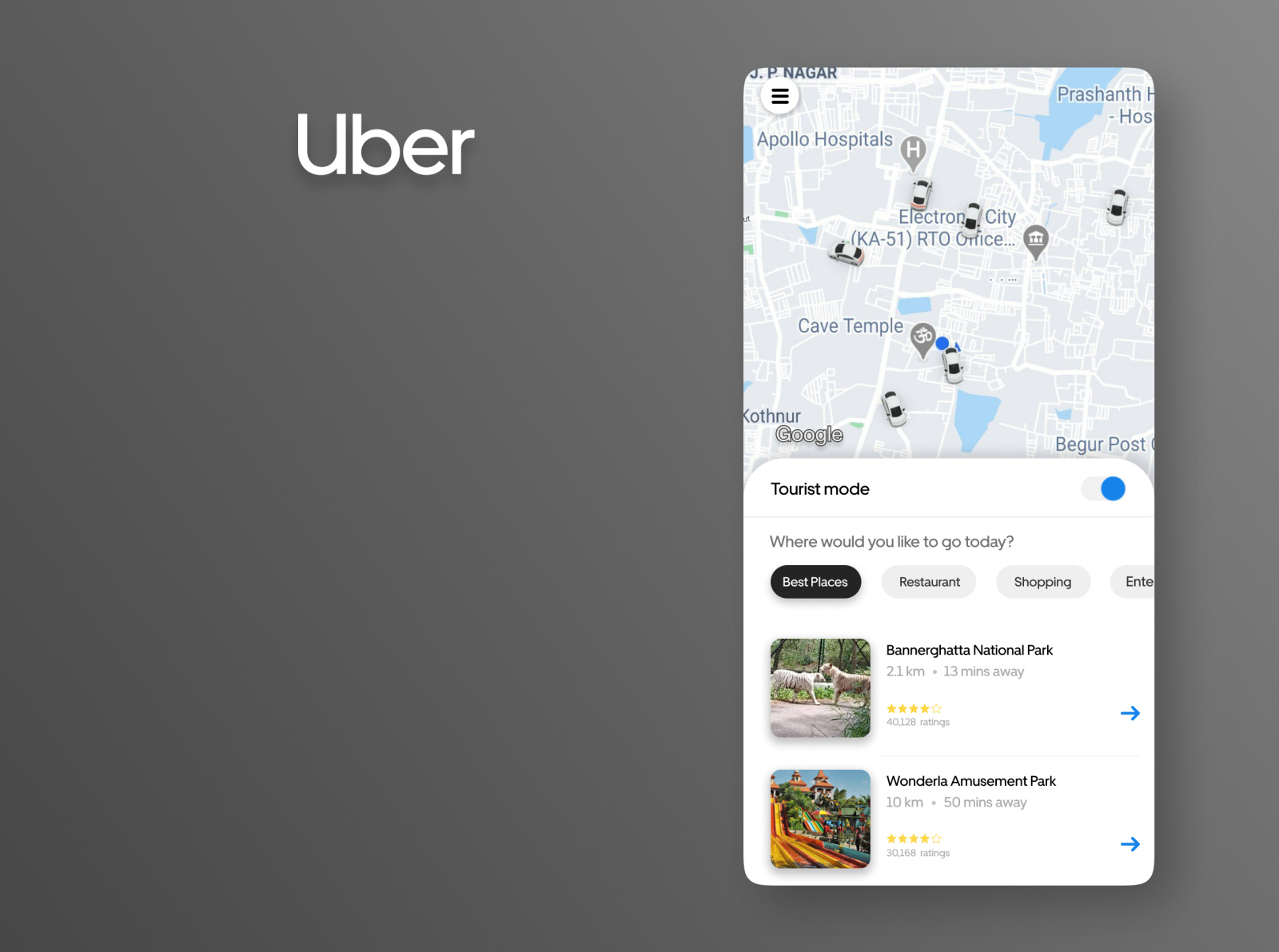 Uber by Madhuri on Dribbble