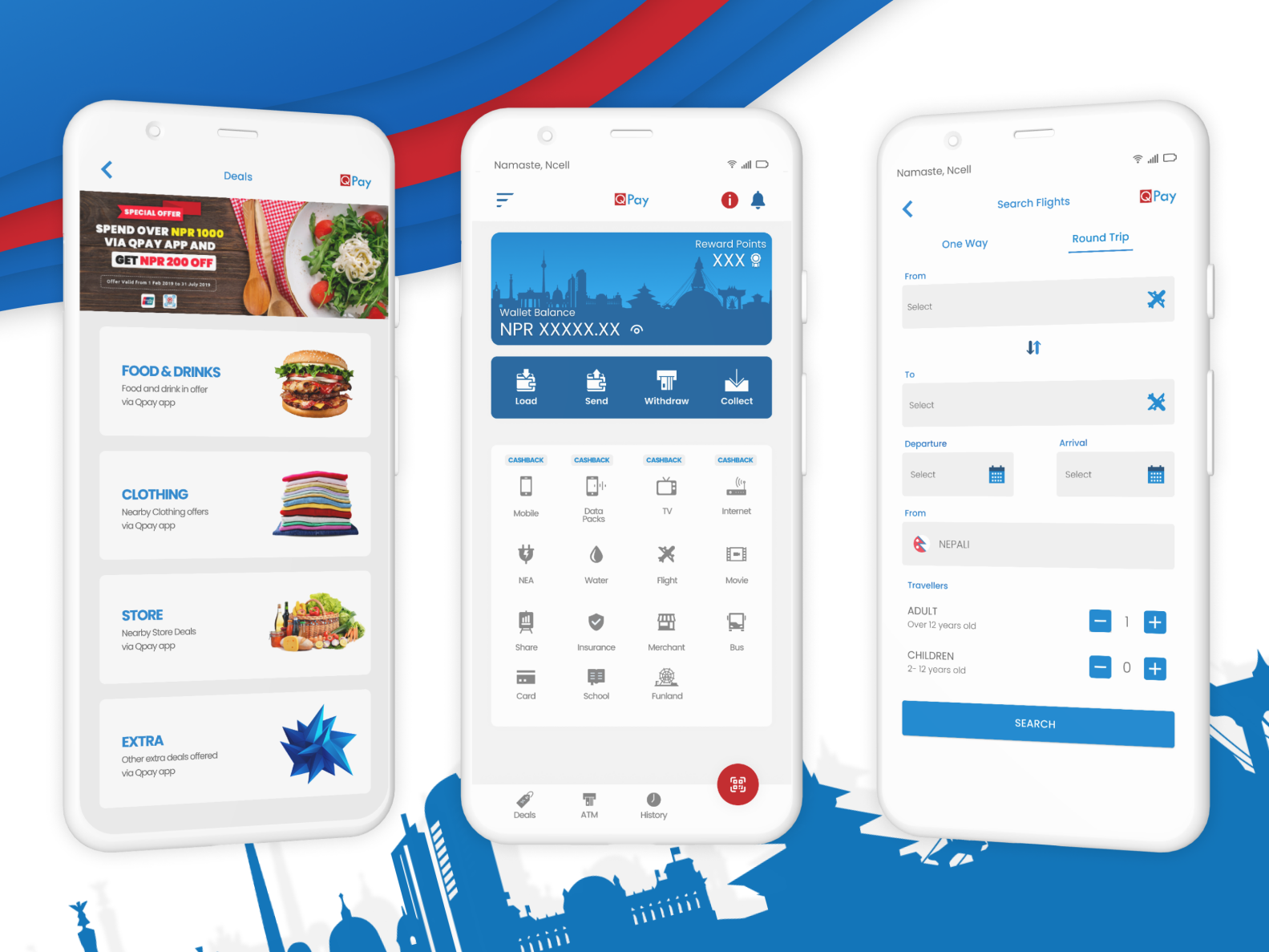 QPay Mobile Wallet Application Final UI Update by UToPiA on Dribbble