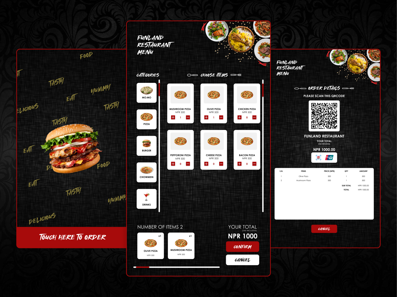 Self Ordering Kiosk UI Design by UToPiA on Dribbble