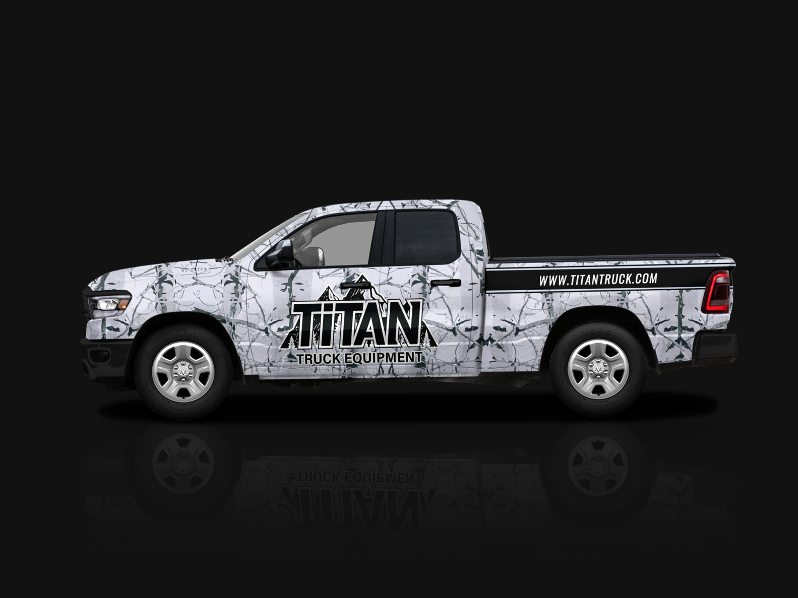 Titan Truck Wrap by Jabir Hasan on Dribbble