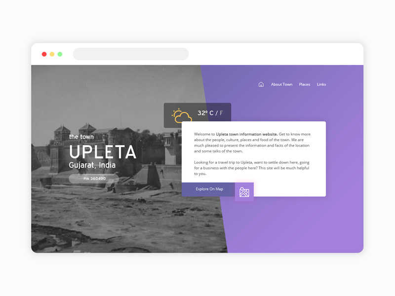 Town Upleta by Nimit Dholakia on Dribbble