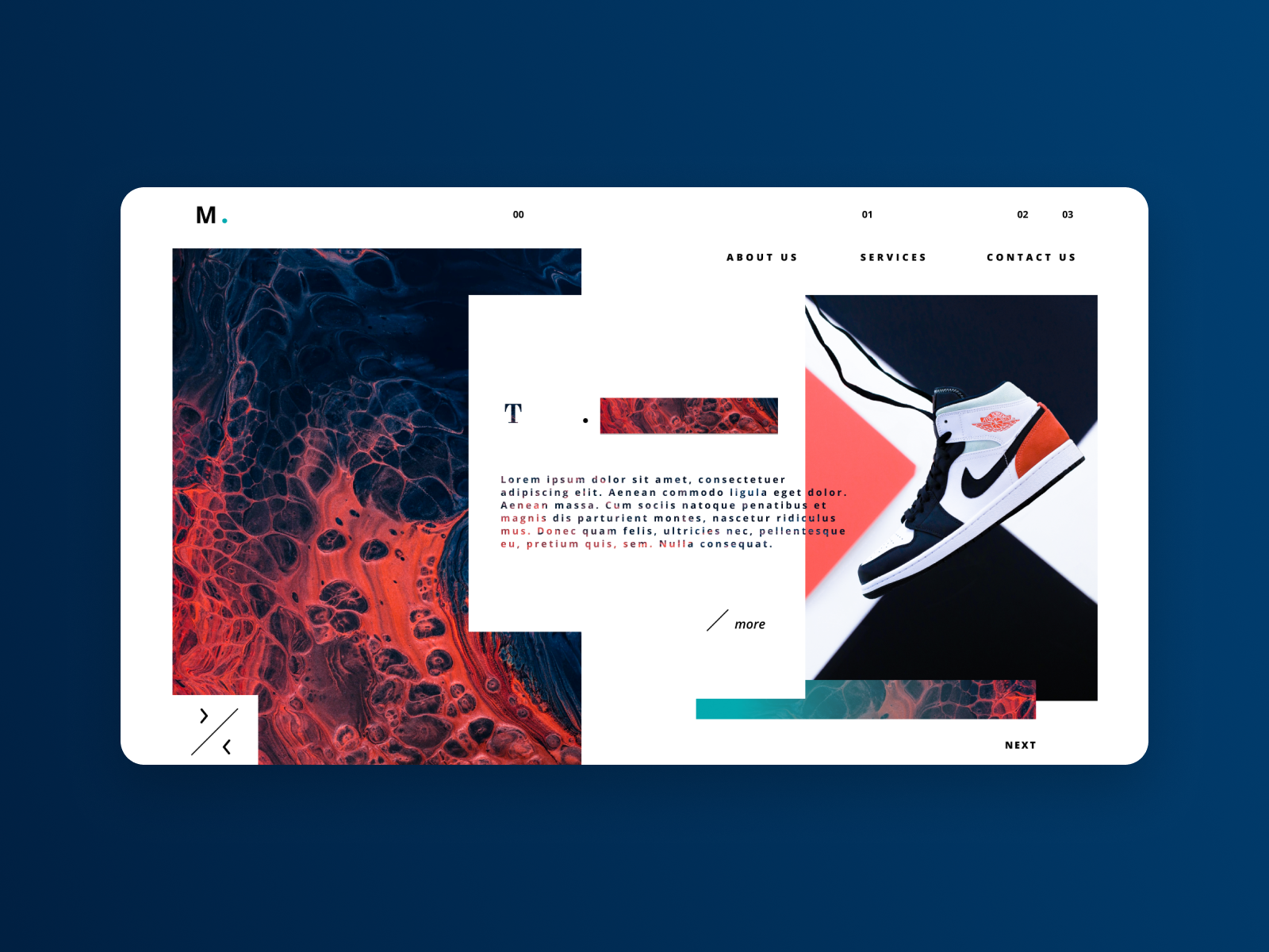 First Page by Elizabeth Prokhorova on Dribbble