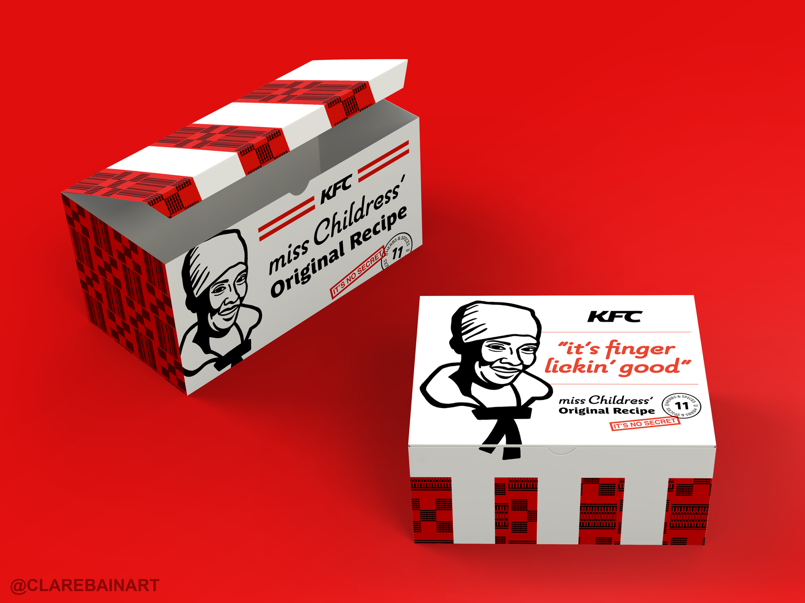 KFC Rebrand by Clare Bain on Dribbble