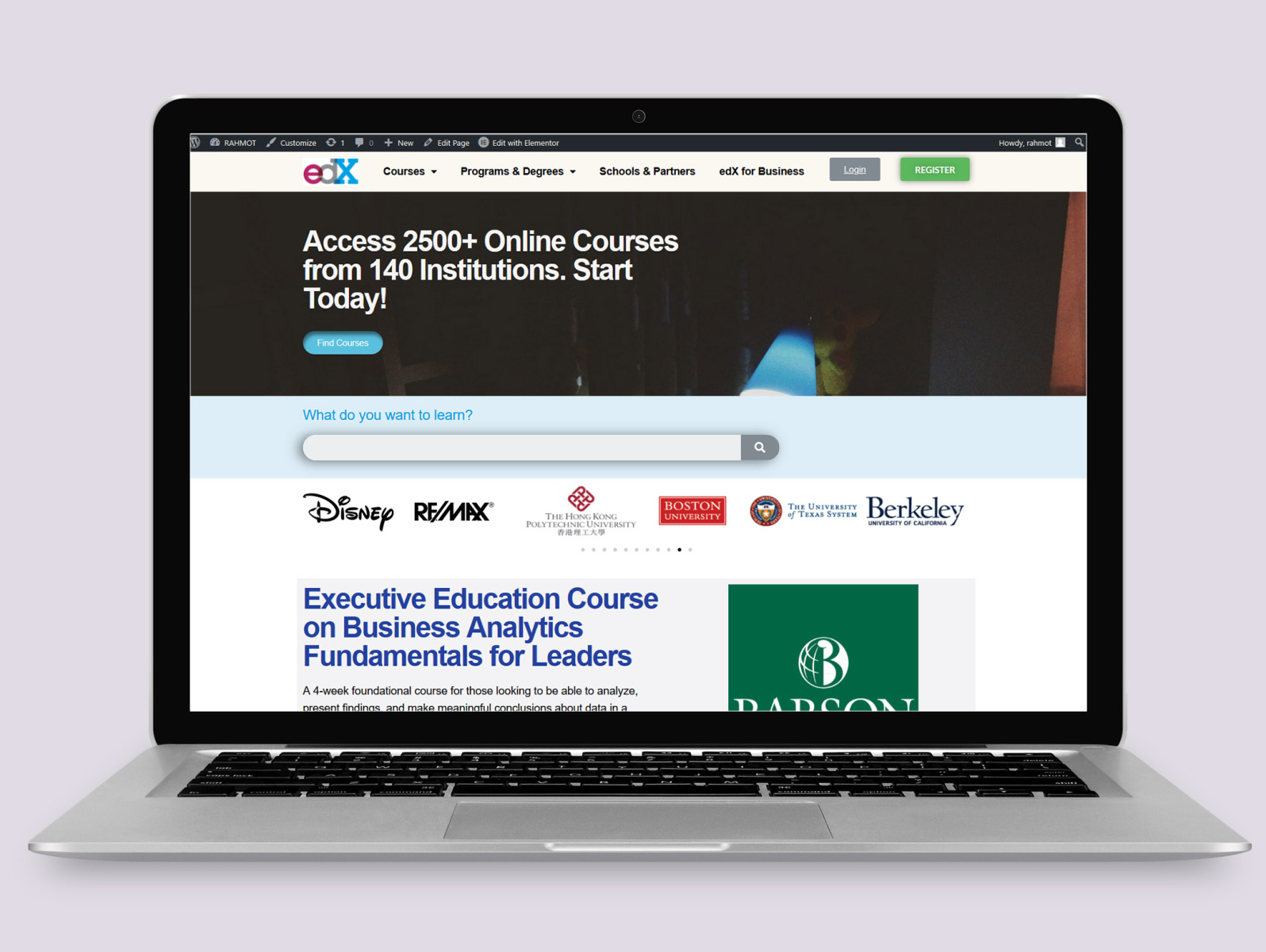 edX | Landing Page | edX Education Affiliatte Landing Page by Rahmot H ...
